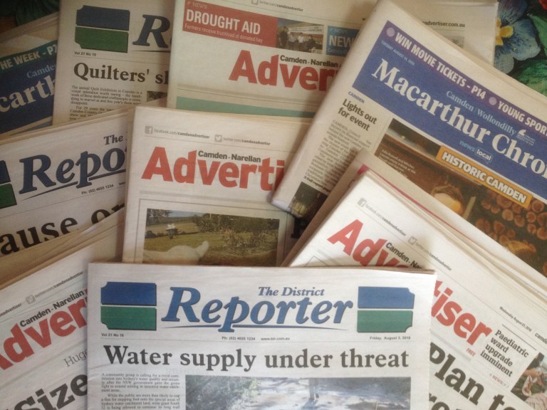 Macarthur regional newspaper history – Camden History Notes