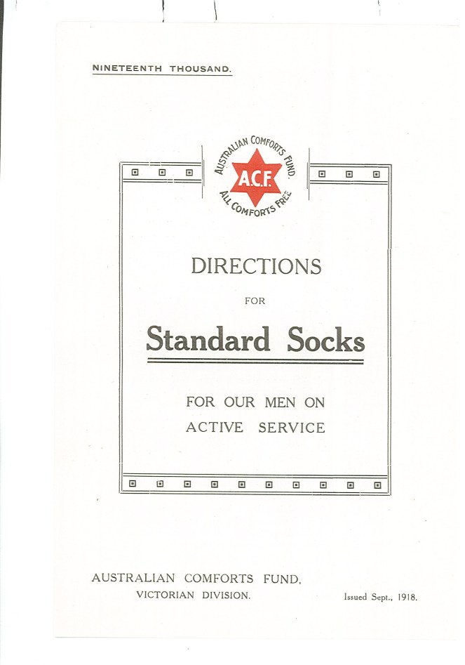 The patriotism of the wartime sock knitter – Camden History Notes