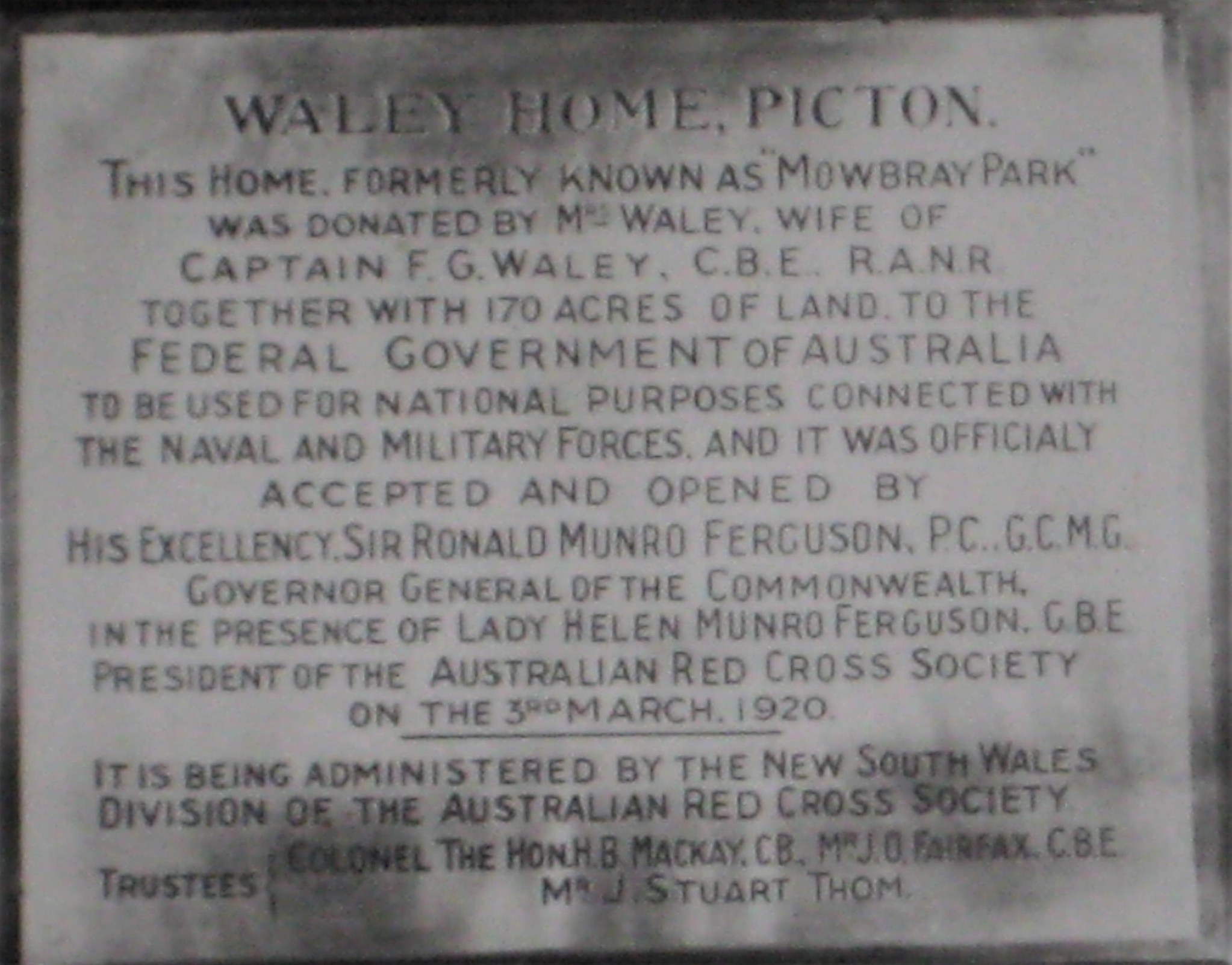 Waley Convalescent Home at Mowbray Park – Camden History Notes