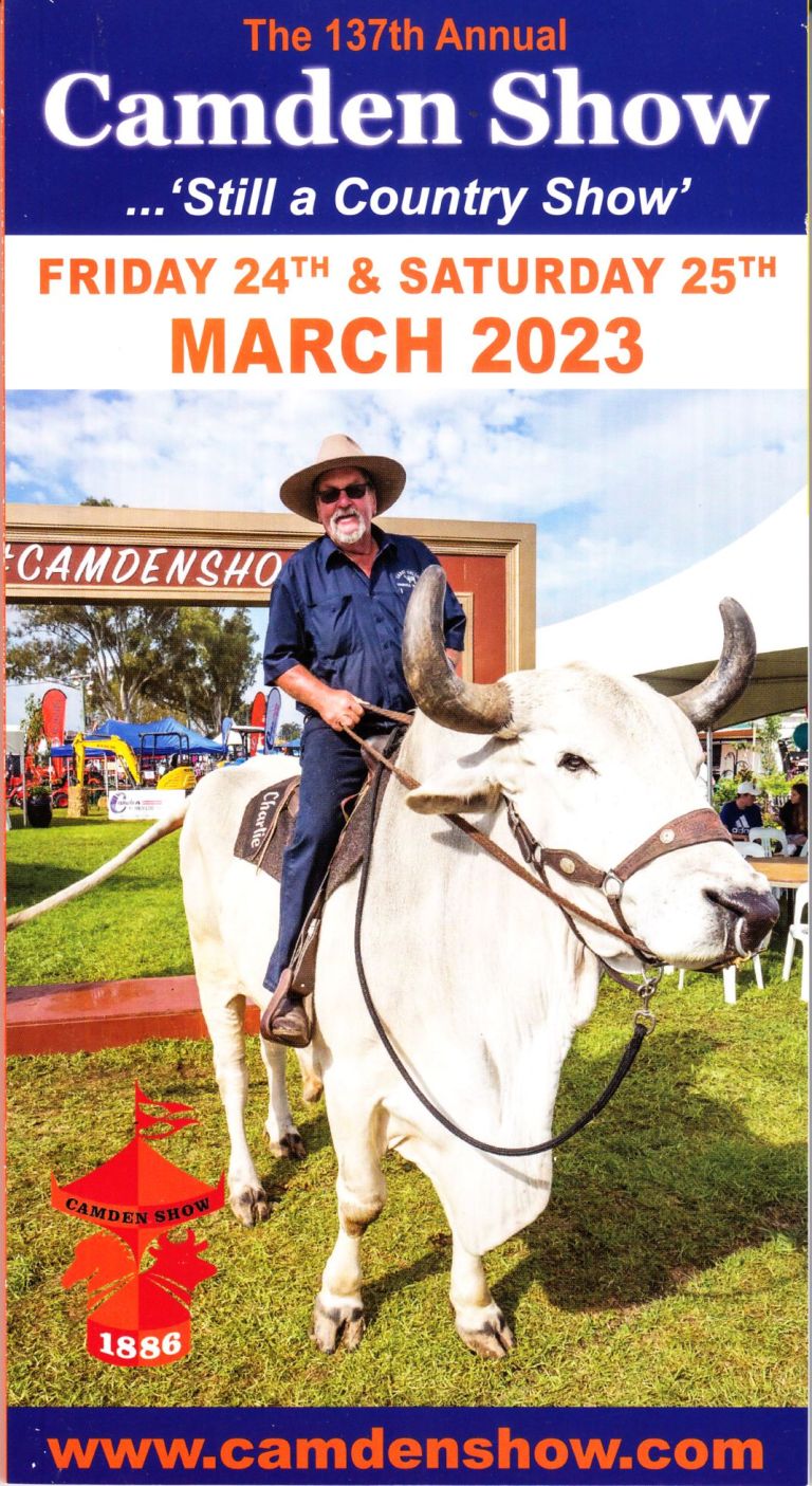 Camden Show 2023 – Camden History Notes