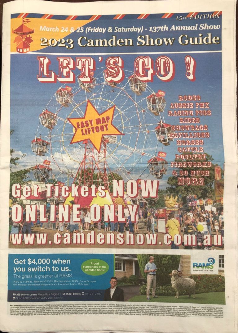 Camden Show 2023 – Camden History Notes