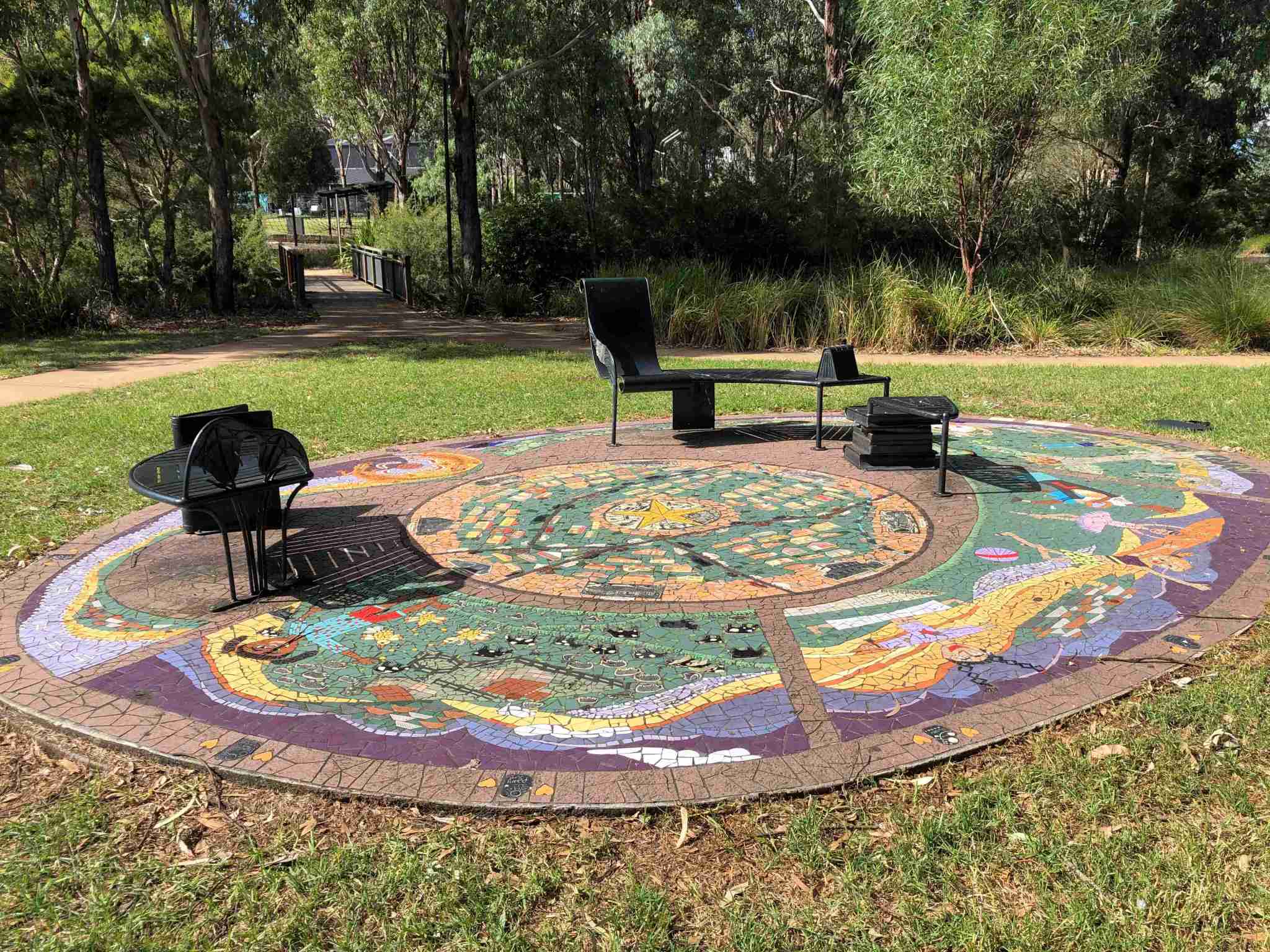 Narellan Community Mosaic Project: art in the park – Camden History Notes