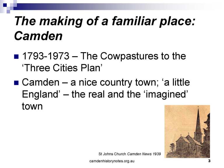 Camden, the making and re-making of familiar places – Camden History Notes